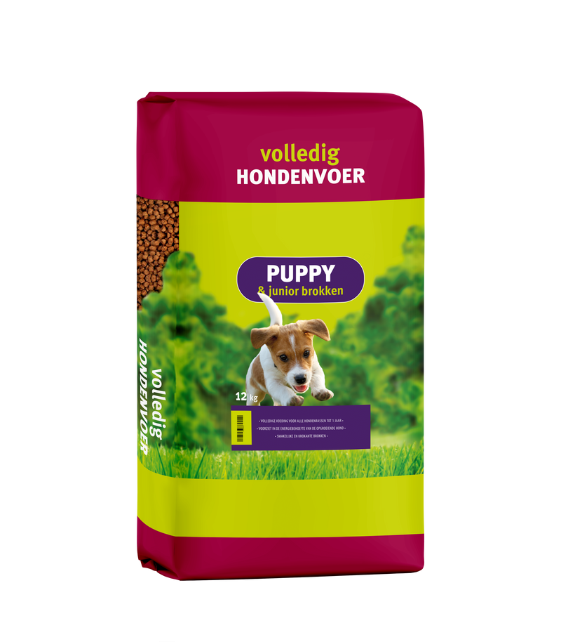 Voerwaarts | Puppy & Junior Brokken | Puppy Groei Brokken | Puppyvoer ...